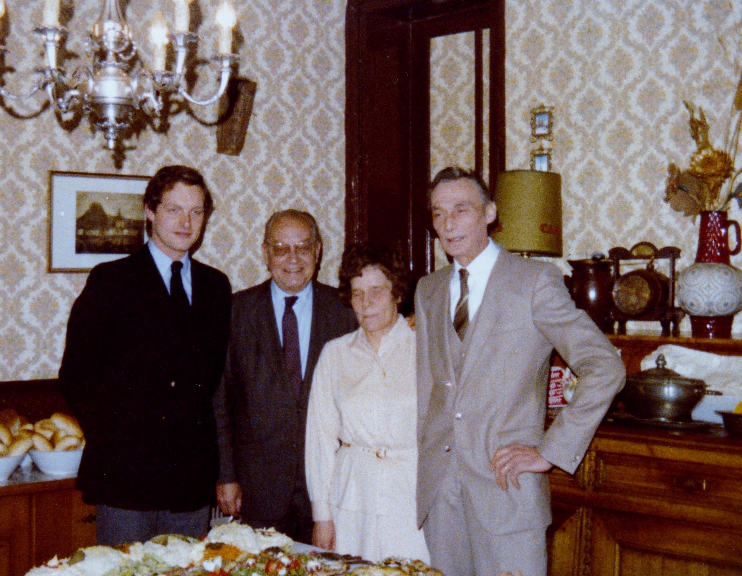 Fin années 80 Mr Jean Mr Albert Stévenart - Denise et François Bodart ...